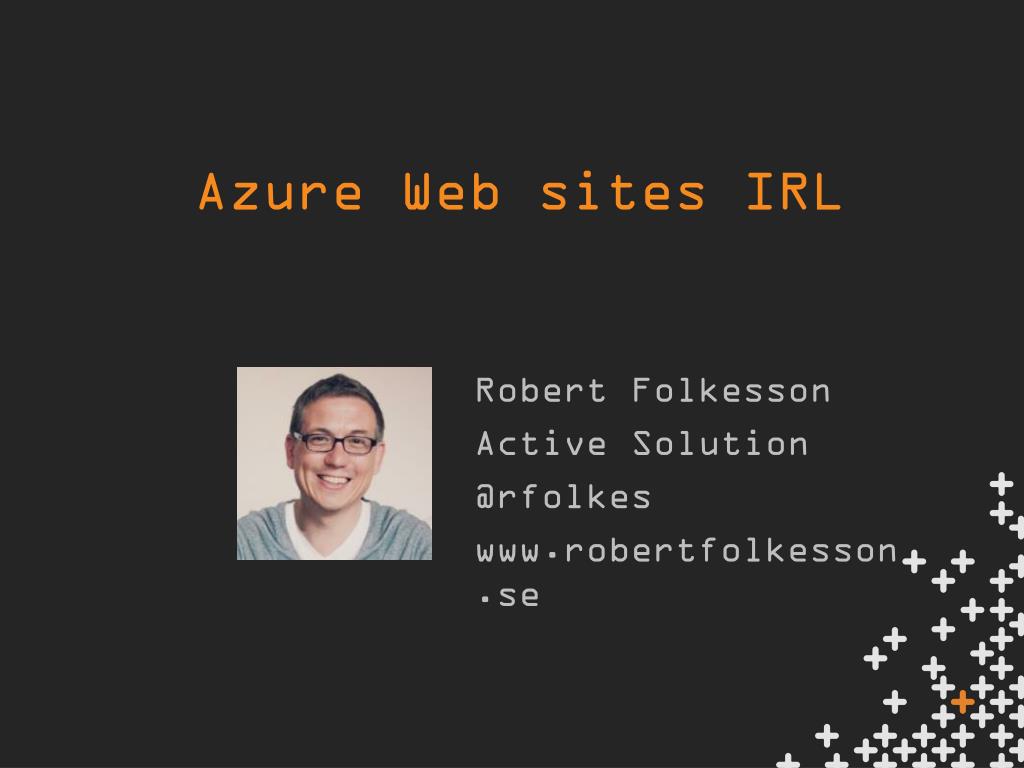 PPT - Azure Web sites IRL PowerPoint Presentation, free download - ID ...