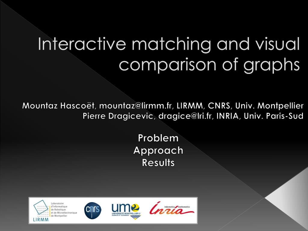 PPT - Interactive Graph Matching and Visual Comparison Tool PowerPoint ...
