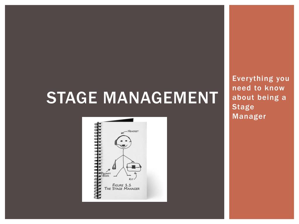 PPT - Stage Management PowerPoint Presentation, free download - ID:1880885