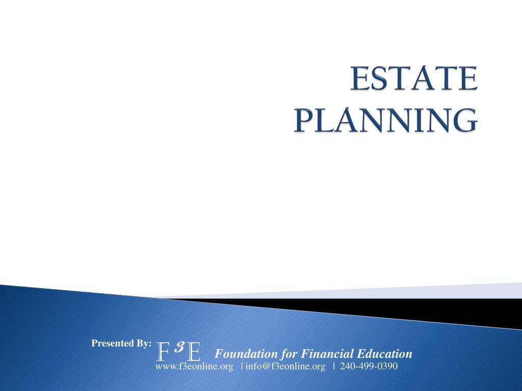PPT - ESTATE PLANNING PowerPoint Presentation, free download - ID:1883607