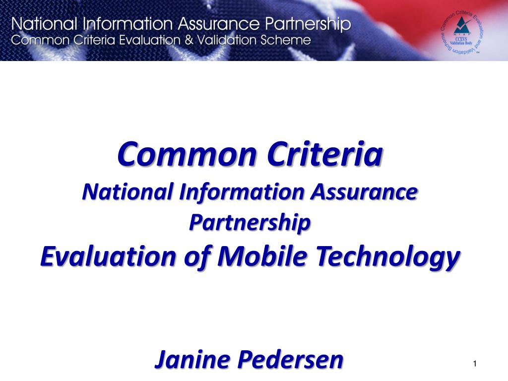 PPT - Common Criteria Background PowerPoint Presentation, free download ...