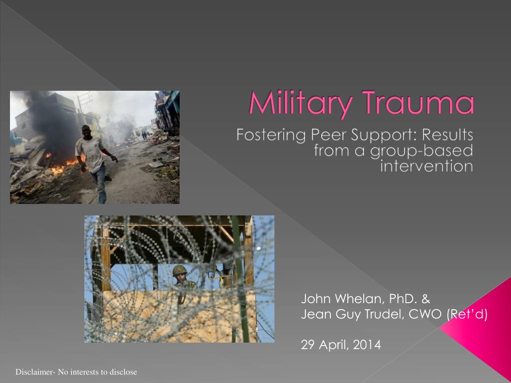 PPT - Military Trauma PowerPoint Presentation, free download - ID:1883830