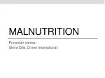 PPT - Malnutrition PowerPoint Presentation, free download - ID:9631424