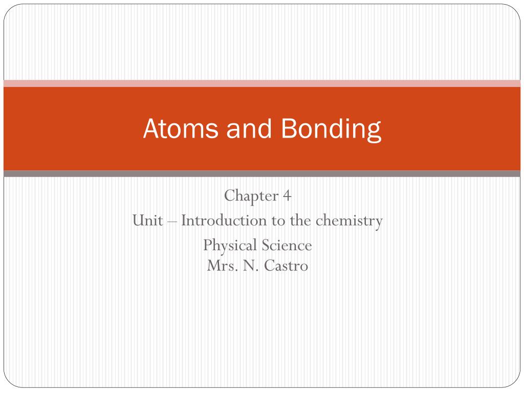 PPT - Atoms and Bonding PowerPoint Presentation, free download - ID:1884401