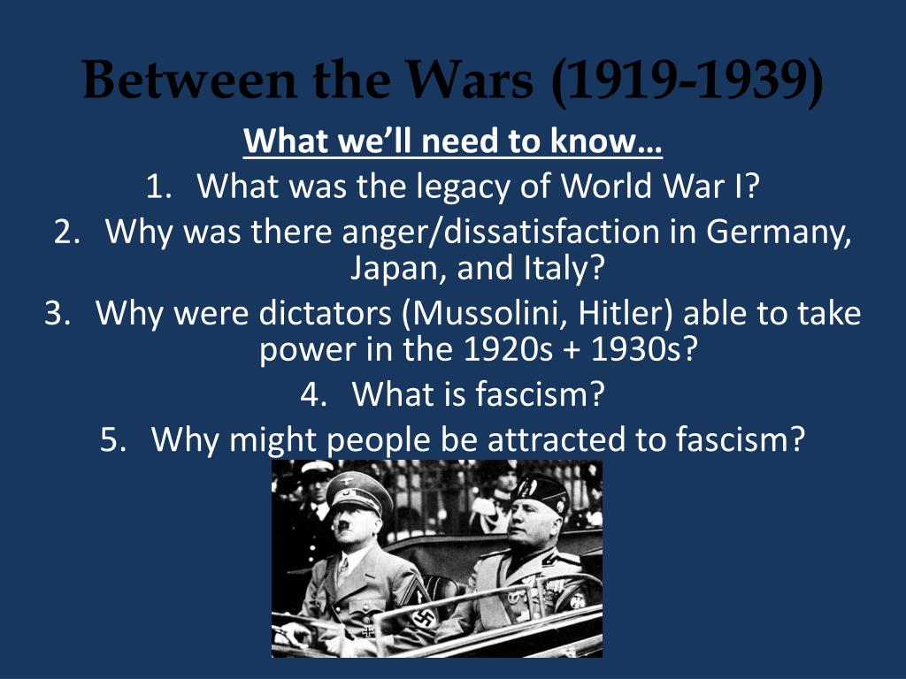 PPT - Between the Wars (1919-1939) PowerPoint Presentation, free ...