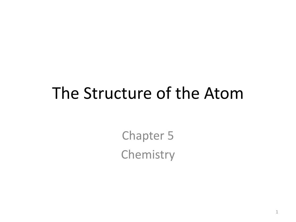 PPT - The Structure of the Atom PowerPoint Presentation, free download ...
