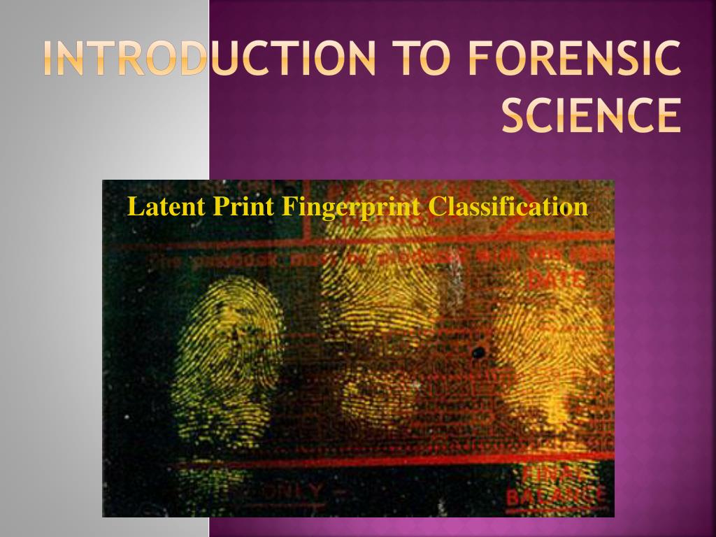 PPT - Introduction to Forensic Science PowerPoint Presentation, free ...
