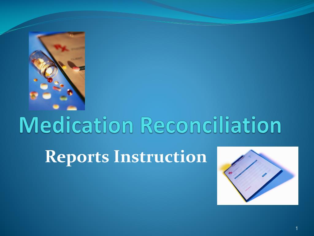 PPT - Medication Reconciliation PowerPoint Presentation, free download ...