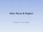 PPT - Elder Abuse and Neglect PowerPoint Presentation, free download ...