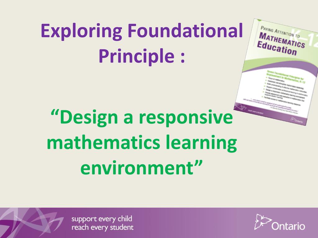 PPT - Exploring Foundational Principle : “Design a responsive ...