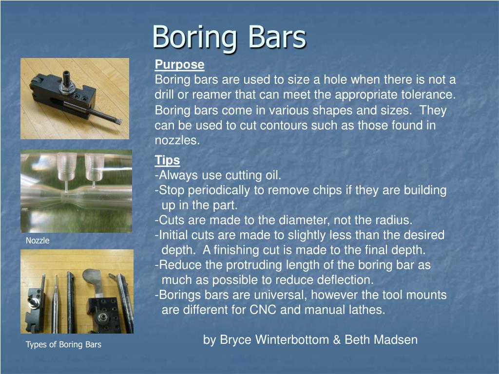 PPT - Boring Bars PowerPoint Presentation, free download - ID:1890054
