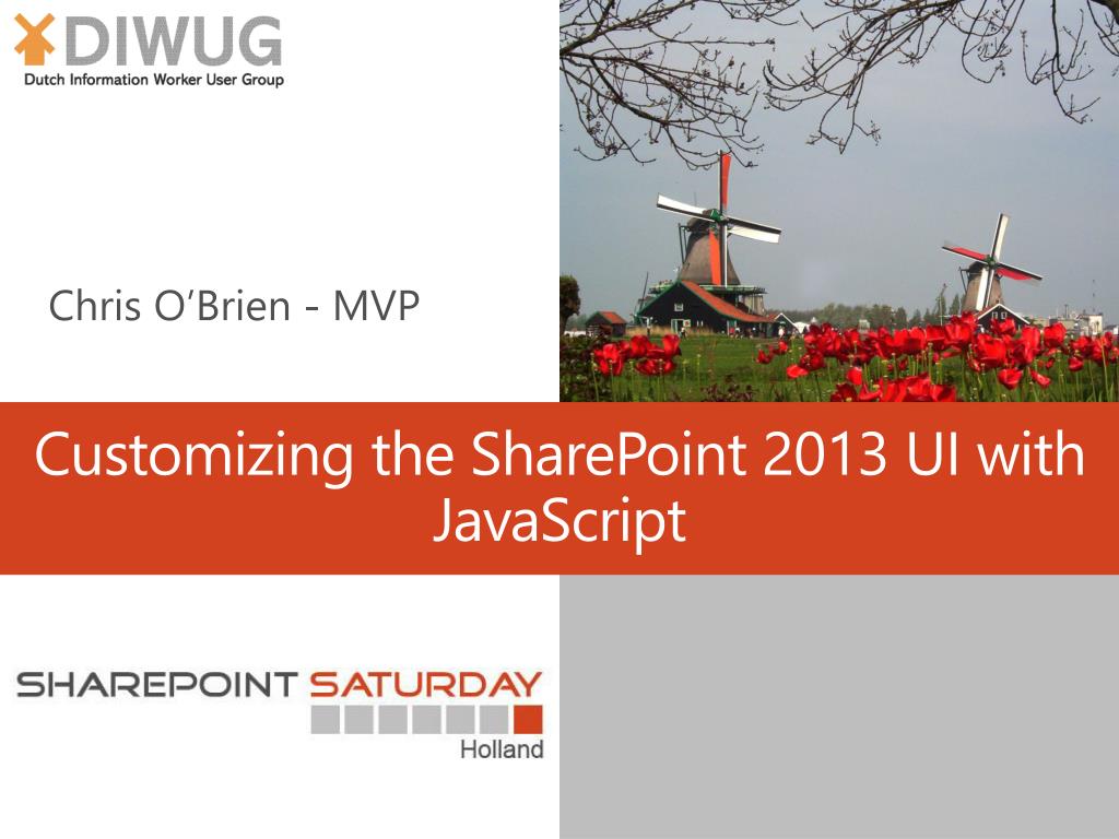 PPT - Customizing the SharePoint 2013 UI with JavaScript PowerPoint ...