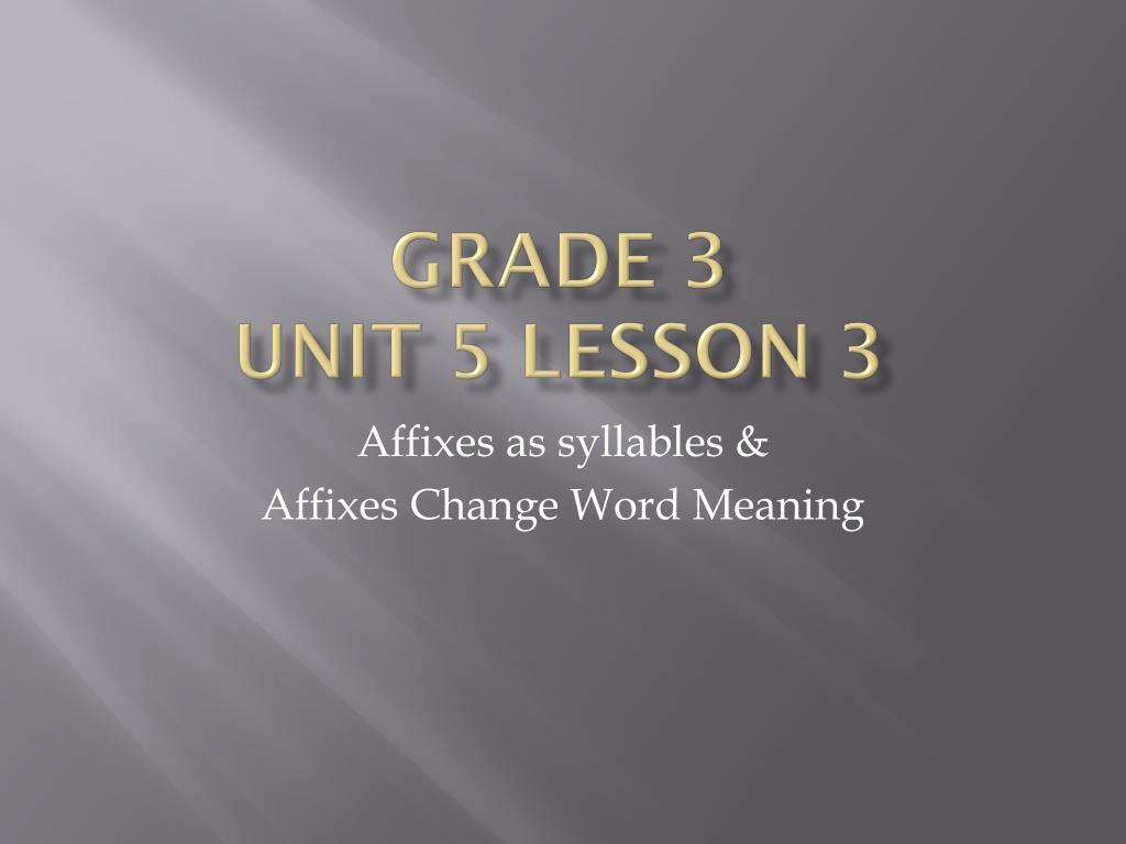 PPT - Grade 3 unit 5 lesson 3 PowerPoint Presentation, free download ...