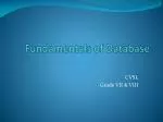 PPT - Fundamentals of Database PowerPoint Presentation, free download ...