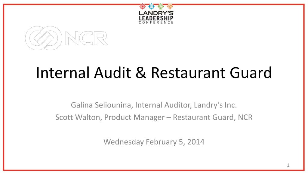 PPT - Internal Audit & Restaurant Guard PowerPoint Presentation - ID ...