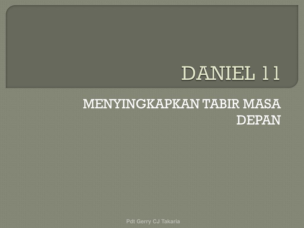 PPT - DANIEL 11 PowerPoint Presentation, free download - ID:1892374