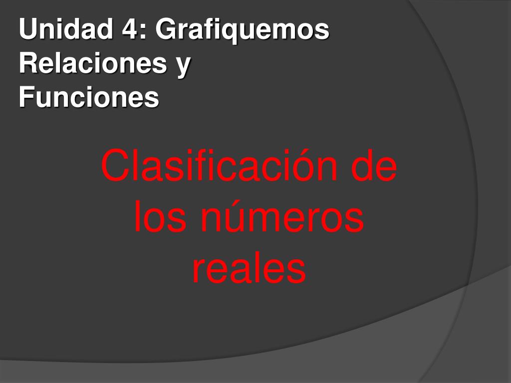 PPT - Clasificación de los números reales PowerPoint Presentation, free ...