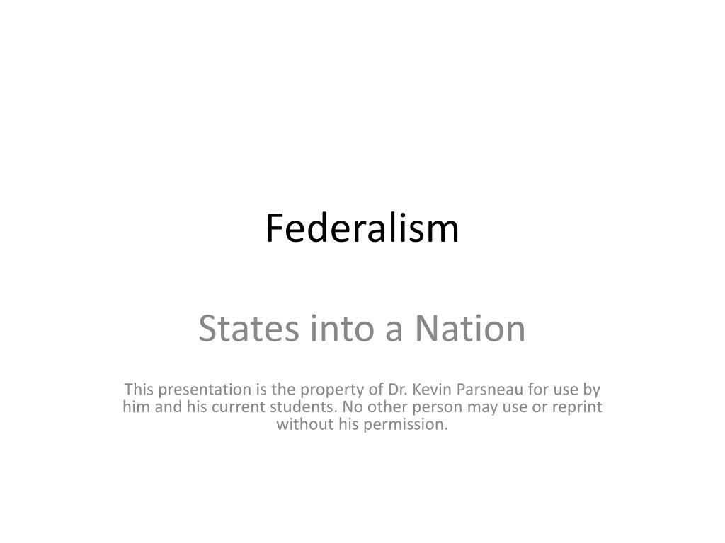 PPT - Federalism PowerPoint Presentation, free download - ID:1896214