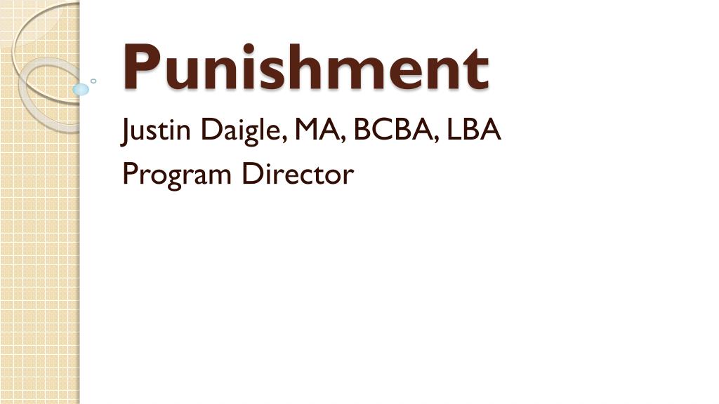 PPT - Punishment PowerPoint Presentation, free download - ID:1896521