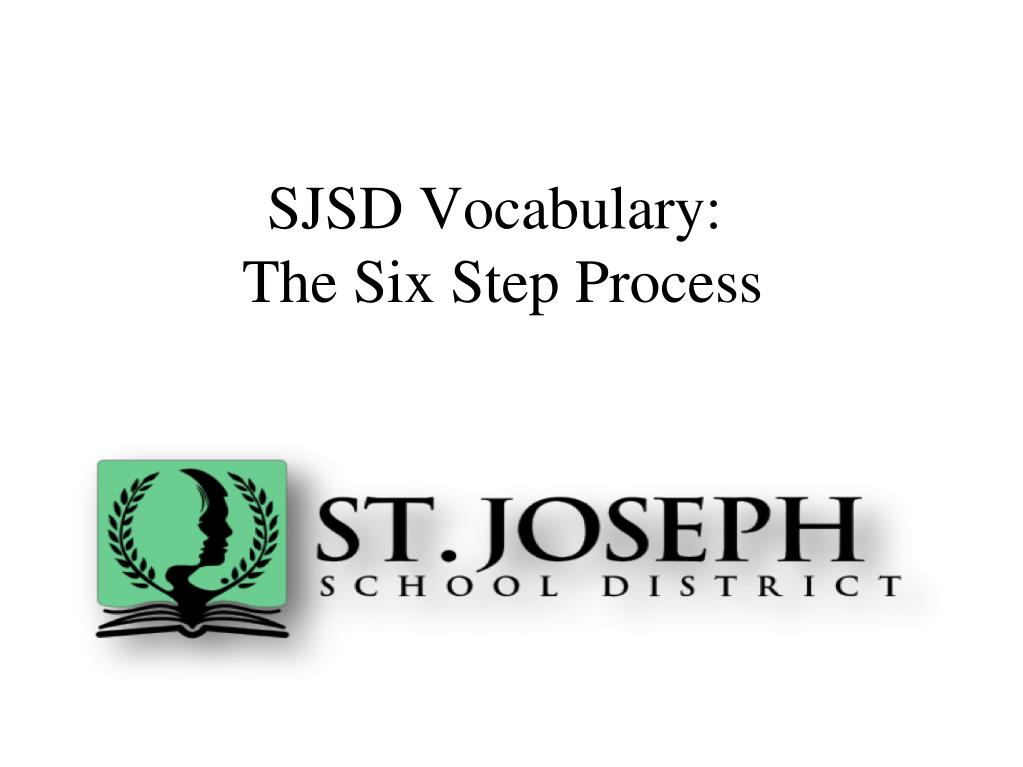 PPT - SJSD Vocabulary: The Six Step Process PowerPoint Presentation ...
