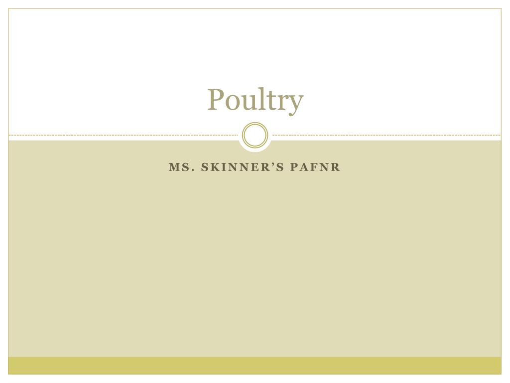 PPT - Poultry PowerPoint Presentation, free download - ID:1897354