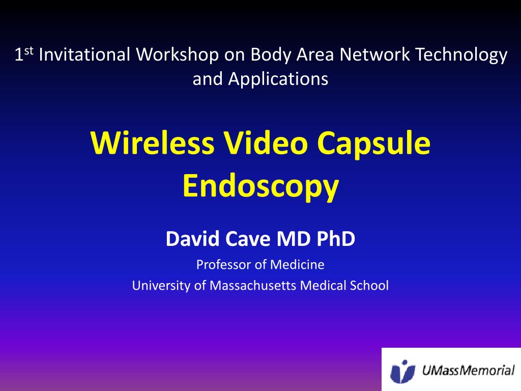 PPT - Wireless Video Capsule Endoscopy PowerPoint Presentation, free ...