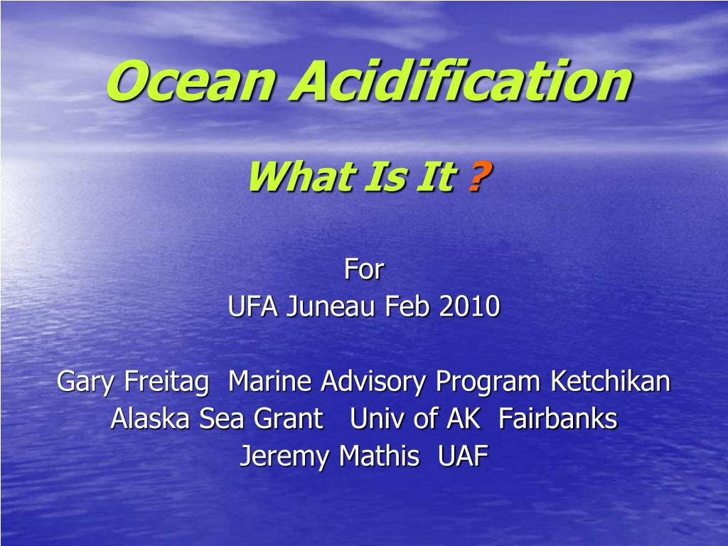 PPT - Ocean Acidification PowerPoint Presentation, free download - ID ...