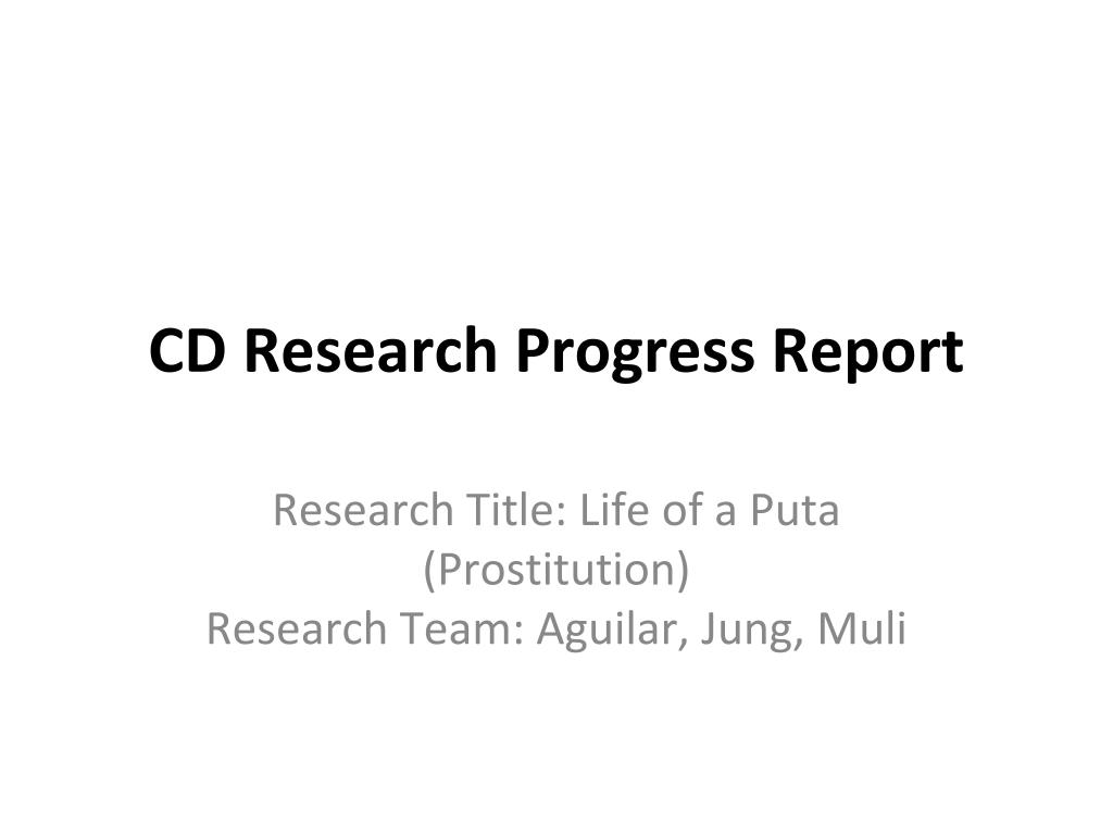 PPT - CD Research Progress Report PowerPoint Presentation, free ...