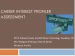 PPT - Using the Career Interest Profiler PowerPoint Presentation, free ...