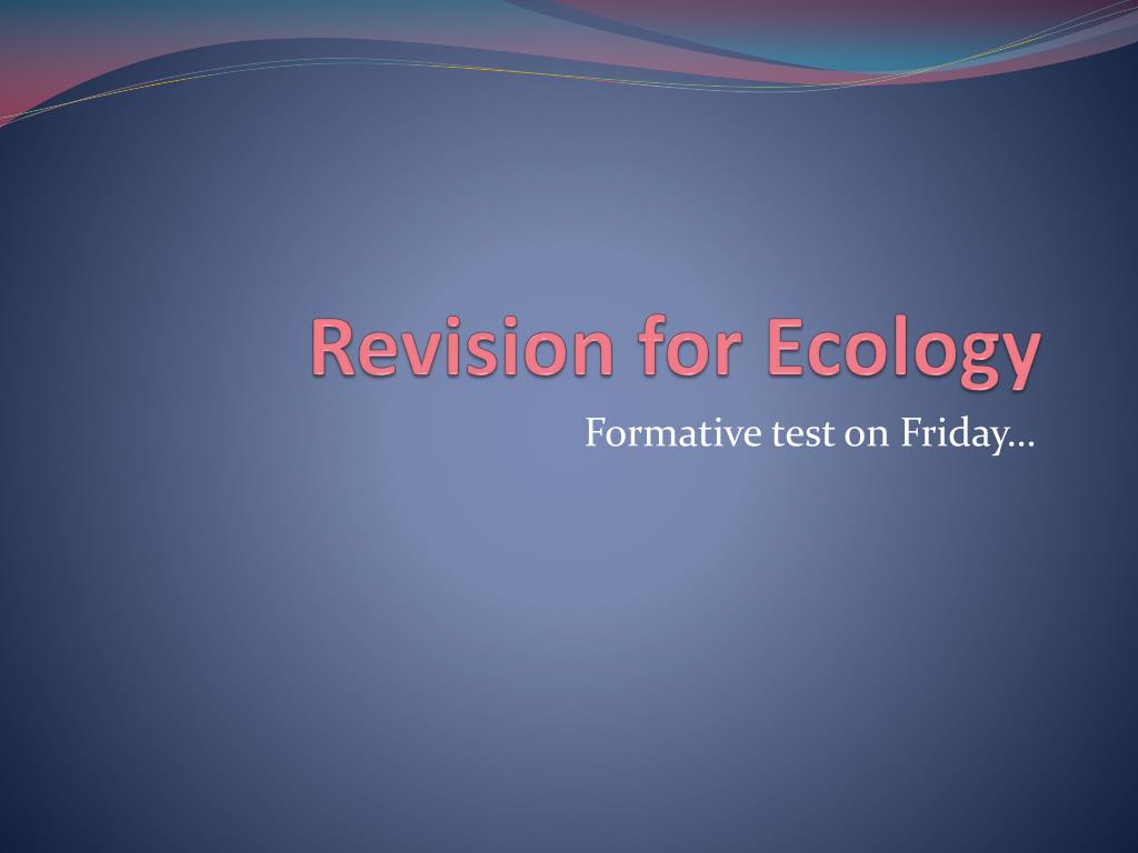 PPT - Revision for Ecology PowerPoint Presentation, free download - ID ...