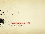 PPT - Assimilation PowerPoint Presentation, free download - ID:6801877