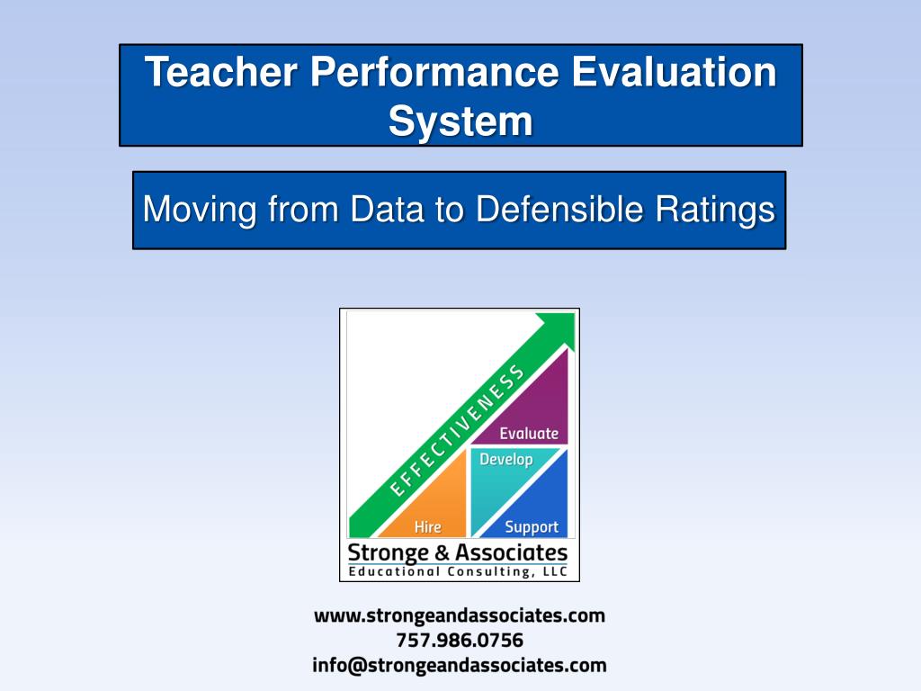 PPT - Teacher Performance Evaluation System PowerPoint Presentation ...