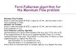 PPT - Ford-Fulkerson method PowerPoint Presentation, free download - ID ...
