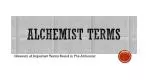 PPT - The Alchemist PowerPoint Presentation, free download - ID:5447300
