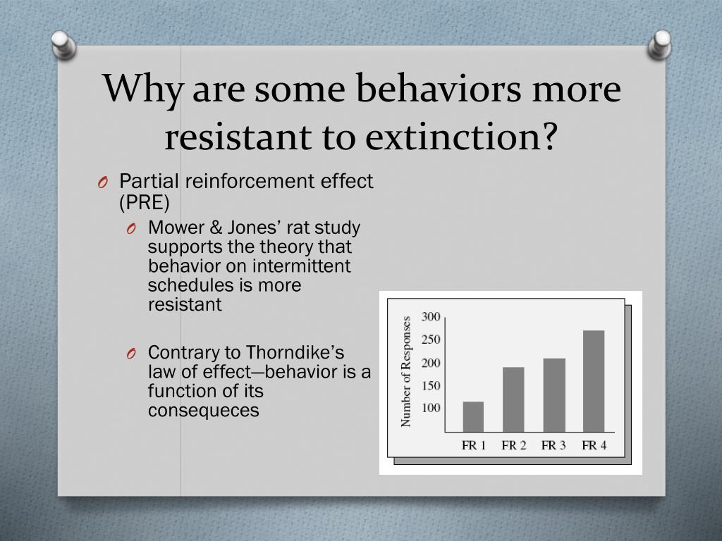 PPT - Why are some behaviors more resistant to extinction? PowerPoint ...