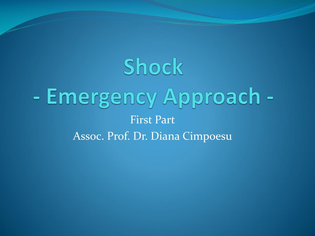 PPT - Shock - Emergency Approach - PowerPoint Presentation, free ...