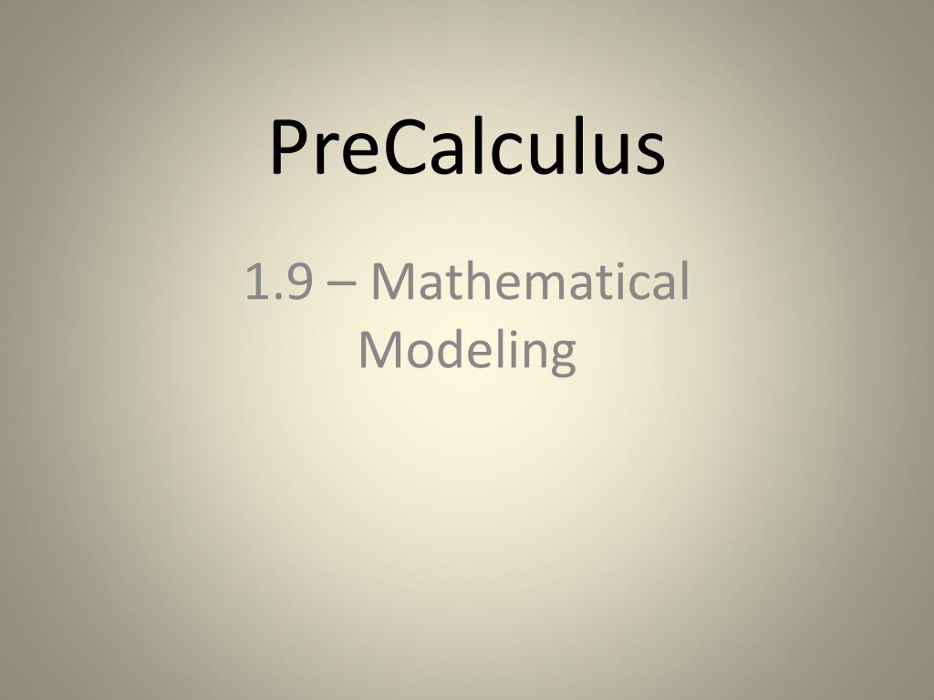 PPT - PreCalculus PowerPoint Presentation, free download - ID:1910429