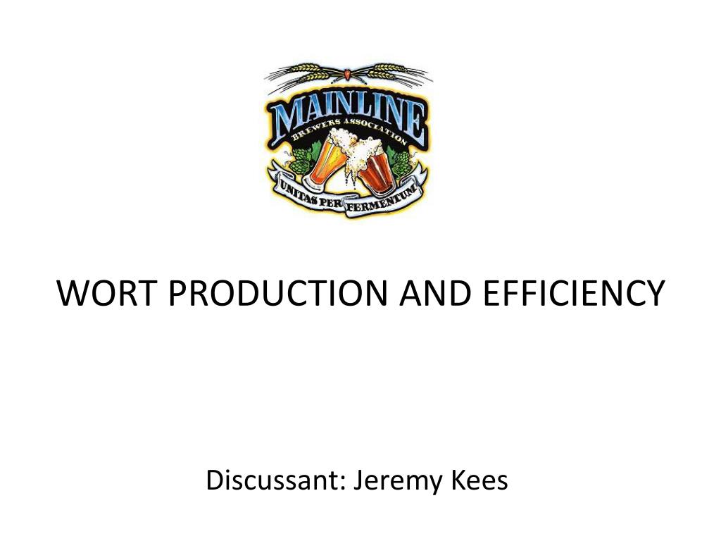 PPT - WORT PRODUCTION AND EFFICIENCY PowerPoint Presentation, free ...