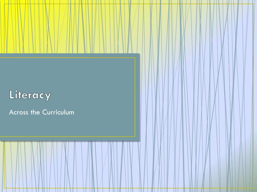 PPT - Literacy PowerPoint Presentation, free download - ID:1910835
