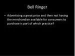 PPT - Bell Ringer PowerPoint Presentation, free download - ID:4423669