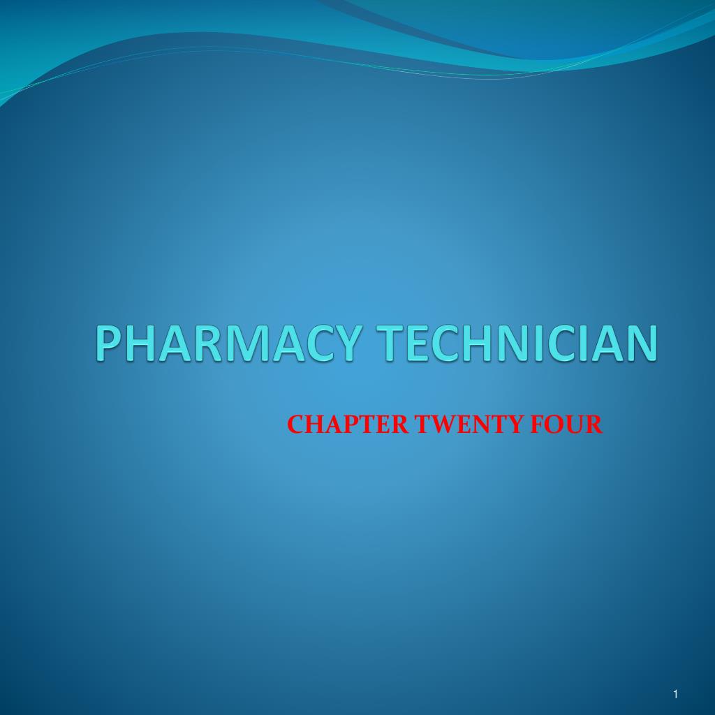 PPT - PHARMACY TECHNICIAN PowerPoint Presentation, free download - ID ...