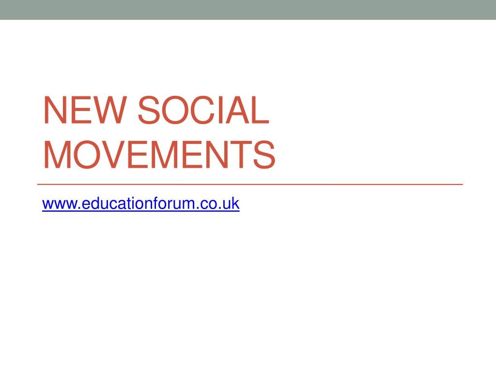 PPT - New Social Movements PowerPoint Presentation, free download - ID ...