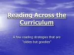 PPT - Reading Across the Curriculum PowerPoint Presentation, free ...