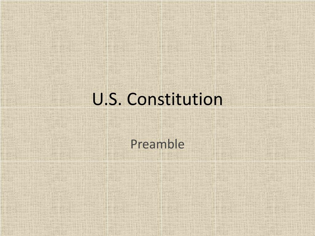 PPT - U.S. Constitution PowerPoint Presentation, free download - ID:1914618