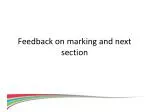 PPT - Feedback and Next Step Marking in Mathematics PowerPoint ...