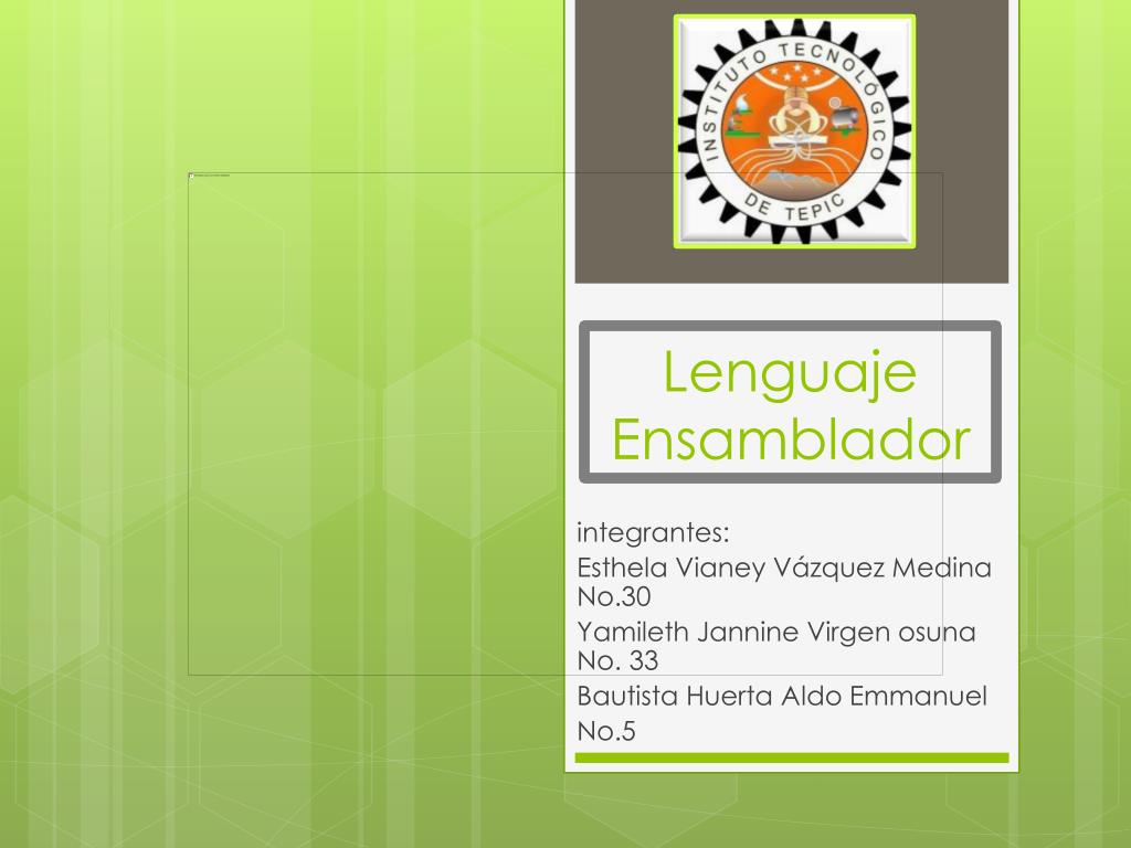 PPT - Lenguaje Ensamblador PowerPoint Presentation, free download - ID ...