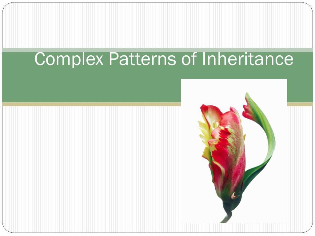 PPT - Complex Patterns of Inheritance PowerPoint Presentation, free ...