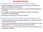 PPT - Material removal: etching processes PowerPoint Presentation, free ...