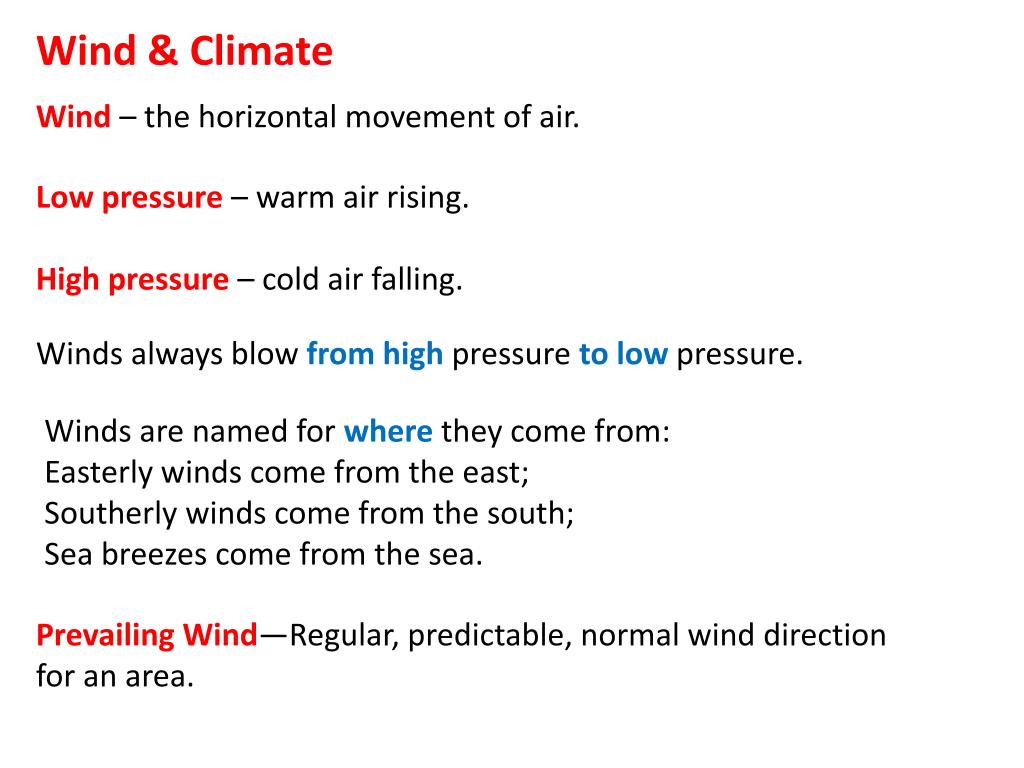PPT - Wind & Climate PowerPoint Presentation, free download - ID:1920549