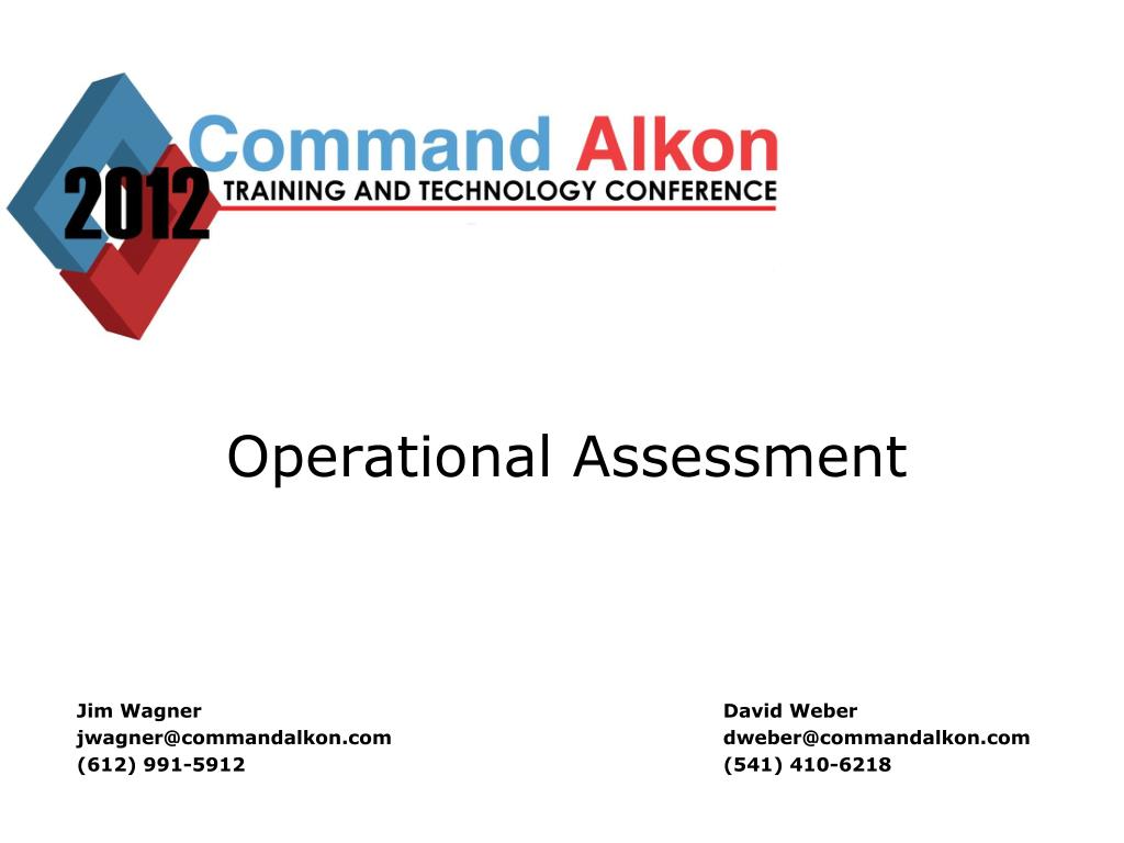 PPT - Operational Assessment PowerPoint Presentation, free download ...